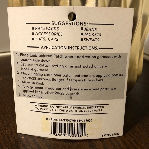 sailor moo | Accessories | Sailor Moon Logo Patch New Iron On | Poshmark